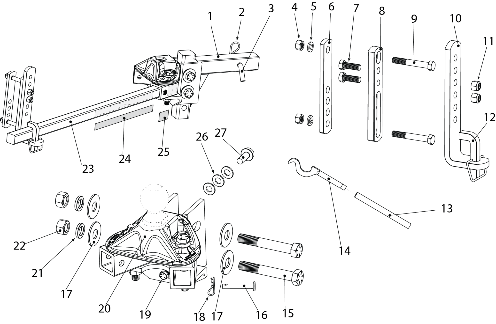 Parts Breakdown | Equal-i-zer Hitch